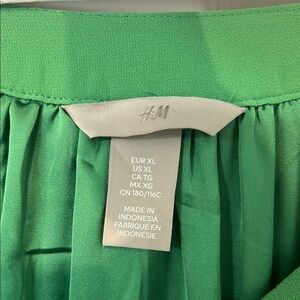 H&M | Dresses | Hm Green Midi Sundress With Flutter Sleeves And Sailor ...